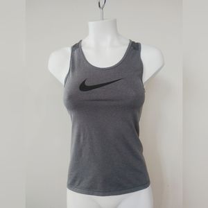 Nike | Tops | Nike Razor Back Drifit Tank Top Grey | Poshmark